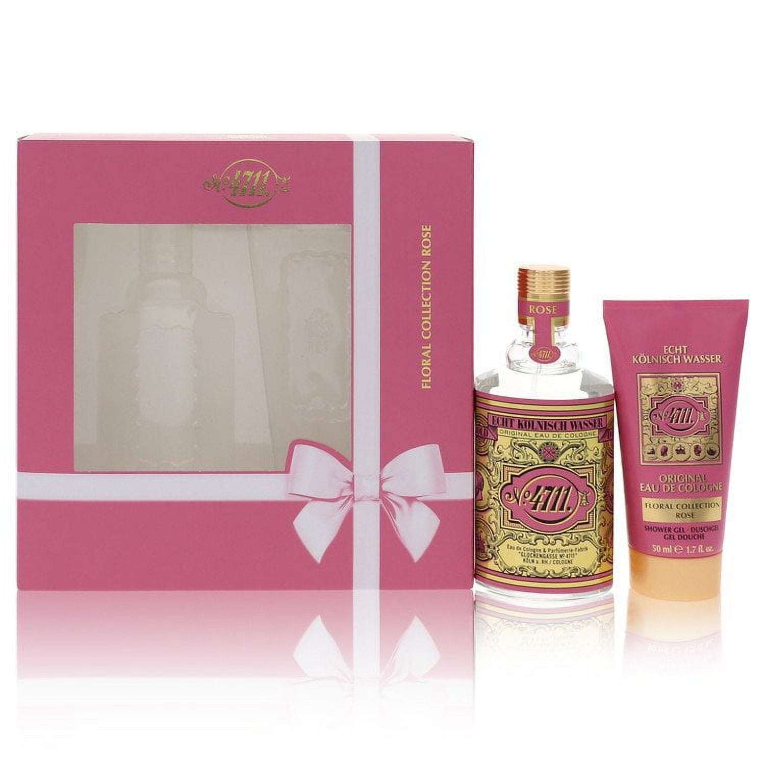4711 Floral Collection Rose by 4711 Gift Set -- for Male - Walmart.com