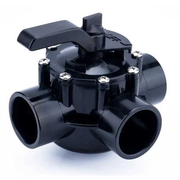 4715 3-Port Positive Seal NeverLube Valve, 1-1/2"to 2" Diverter Valve ...
