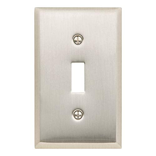 4751.150.CD Single Toggle Switchplate Satin Nickel - Walmart.com
