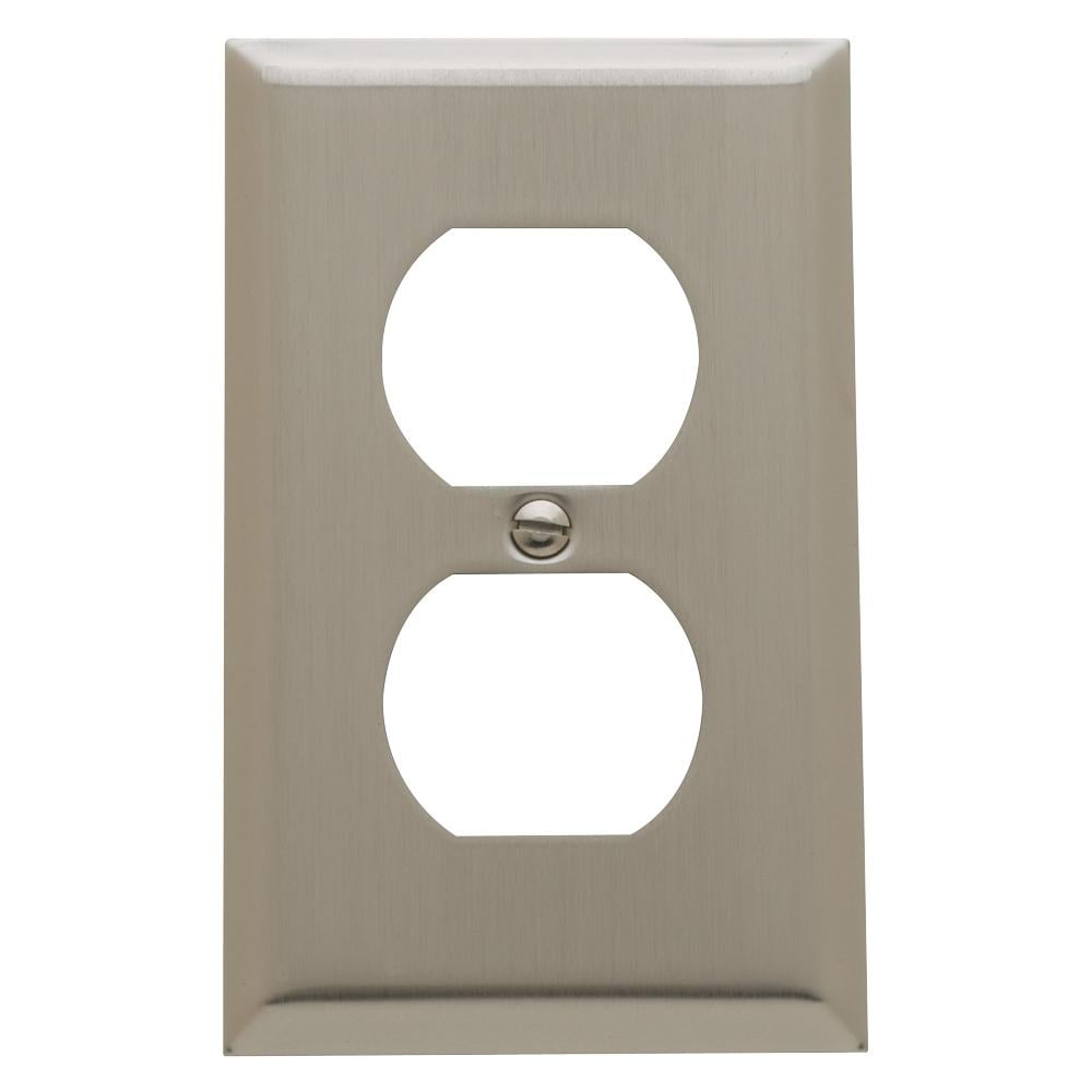4752.150.CD Duplex Switchplate Satin Nickel - Walmart.com