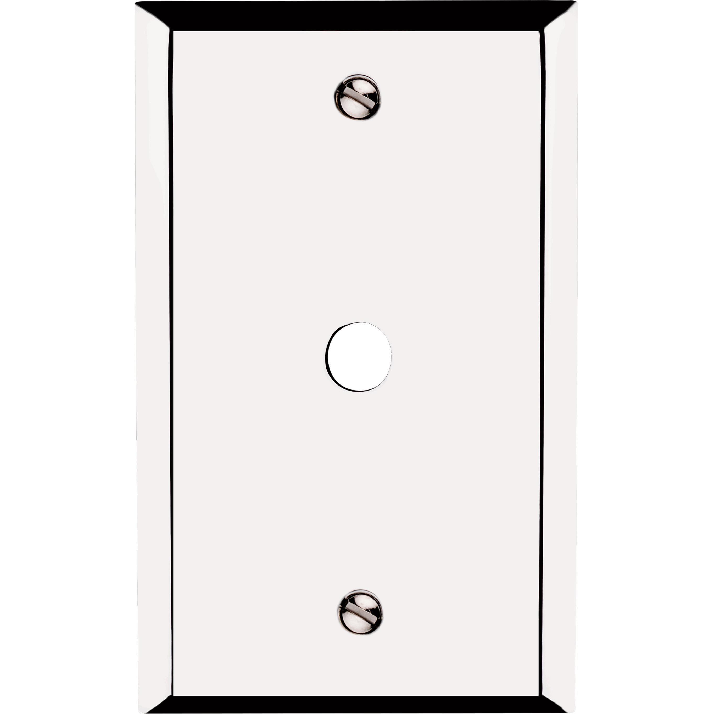 4764.260.CD Cable Cover Switchplate Polished Chrome - Walmart.com