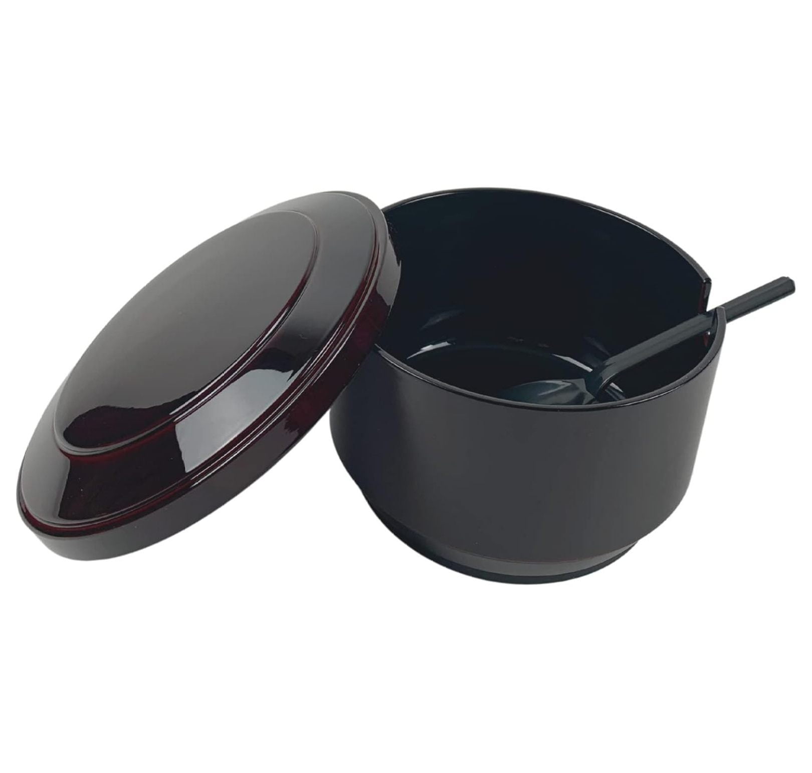 4777, Rice Serving Bowl with Lid and Rice Paddle Spoon Japanese Ohitsu ...