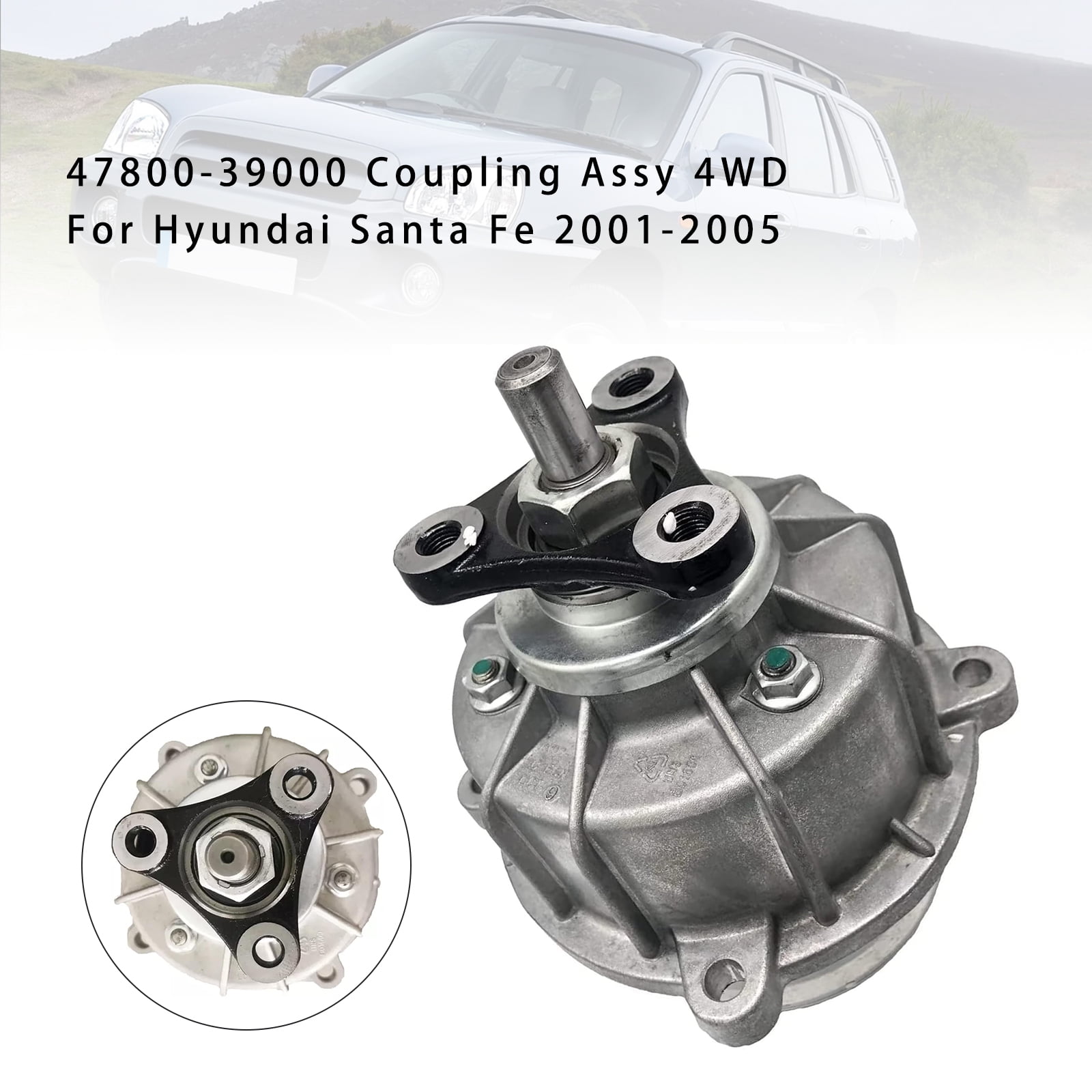 47800-39000 Coupling Assy 4WD For Hyundai Santa Fe 2001-2005 - Walmart.com