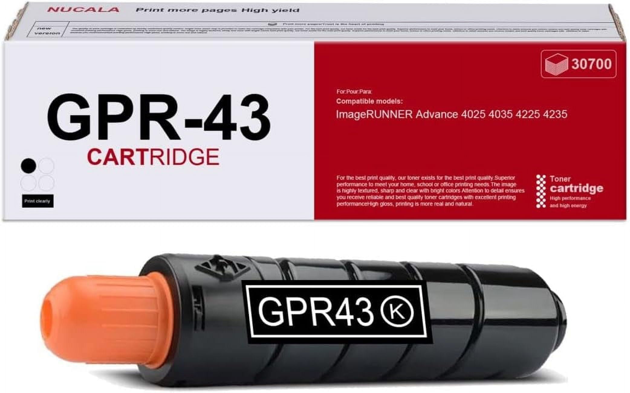 (4792B003AA) GPR-43 Toner Cartridge -1 Pack Black: Compatible GPR43 ...
