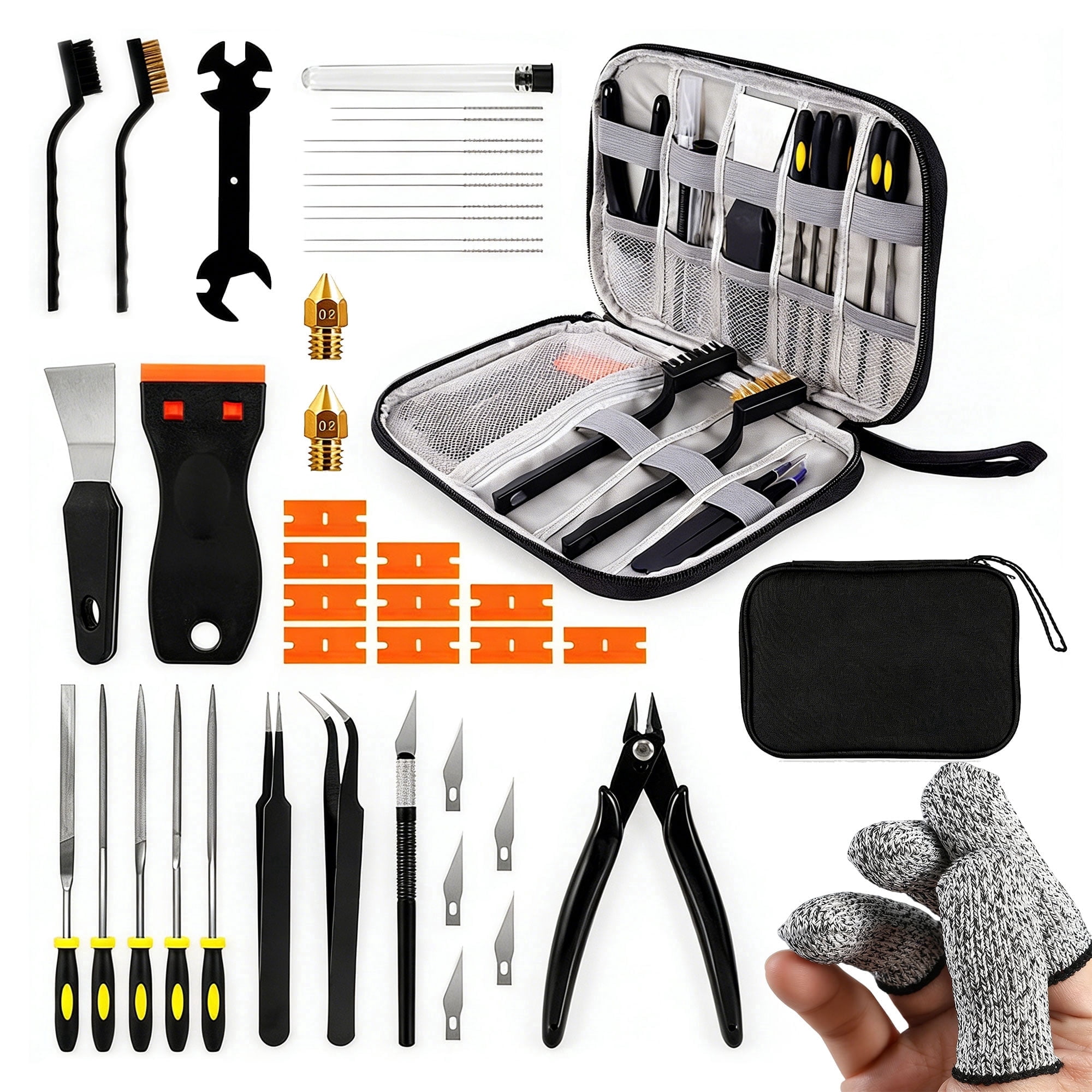 47PCS 3D Printer Tool Kit for FDM/SLA Printers, Professional 3D Printer ...