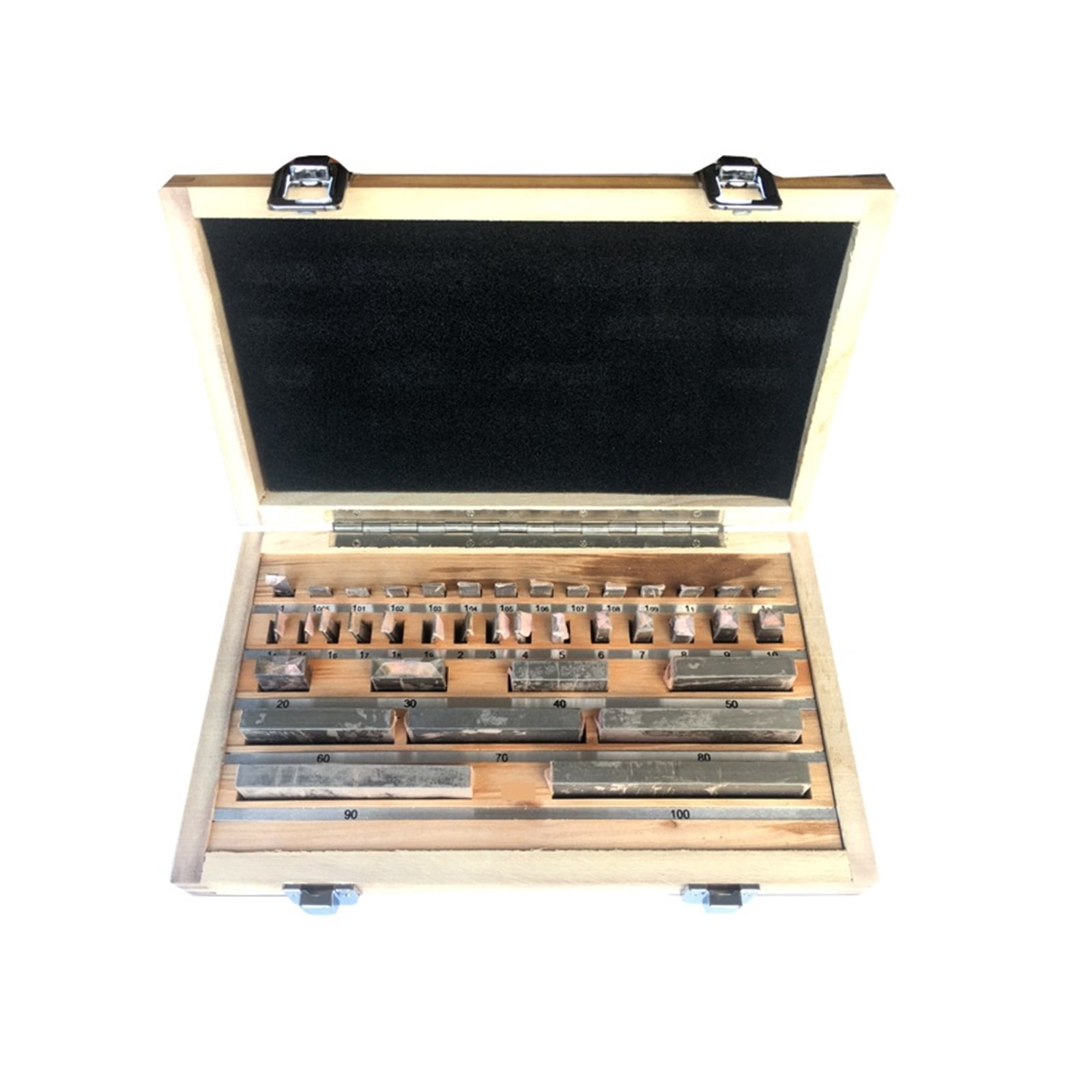 47Pcs Set 1 Grade 0 Grade Inspection Block Gauge Test Caliper Blocks ...