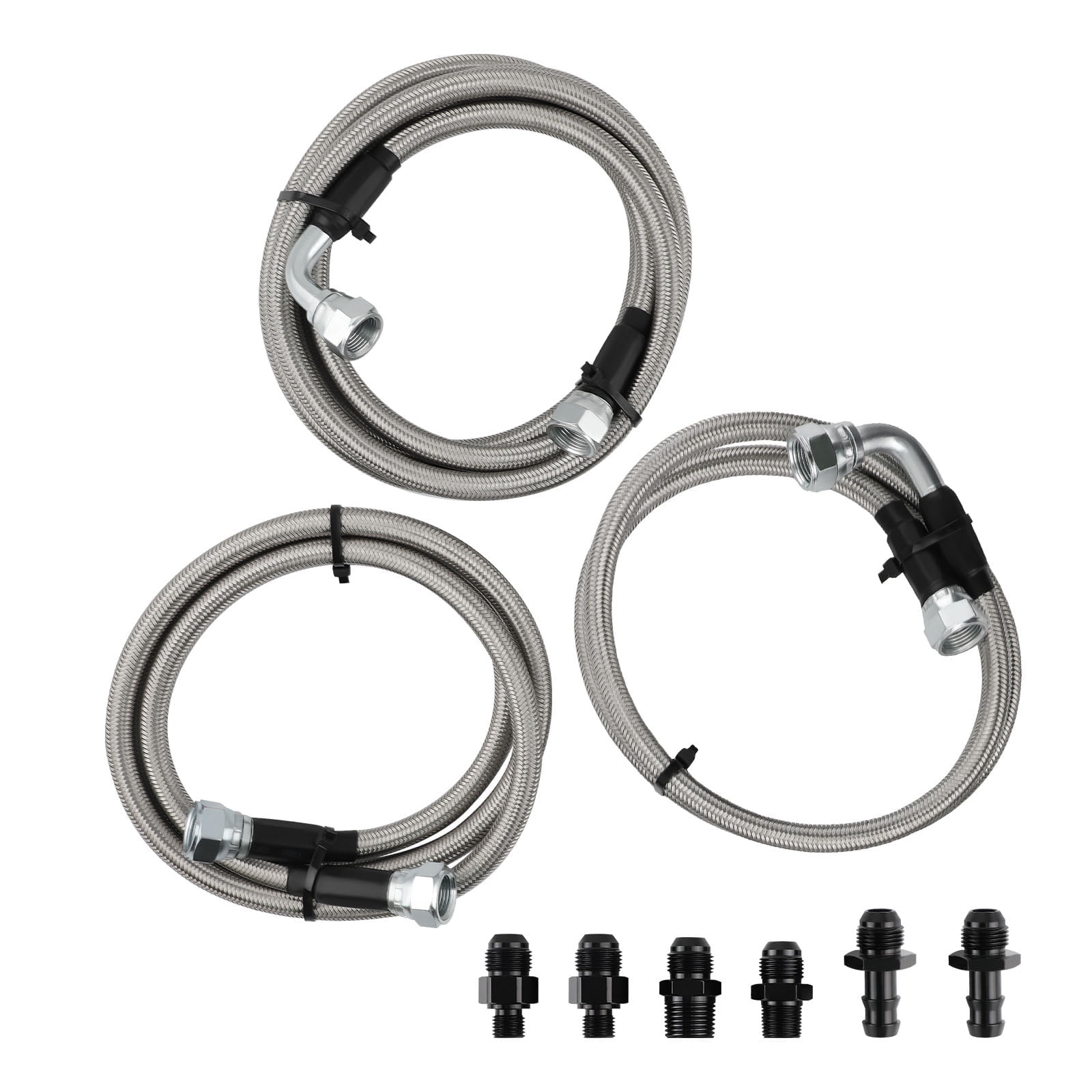 47RE Transmission Cooler Lines Kit Heavy Duty FOR 1996-2002 Dodge Ram 5 ...