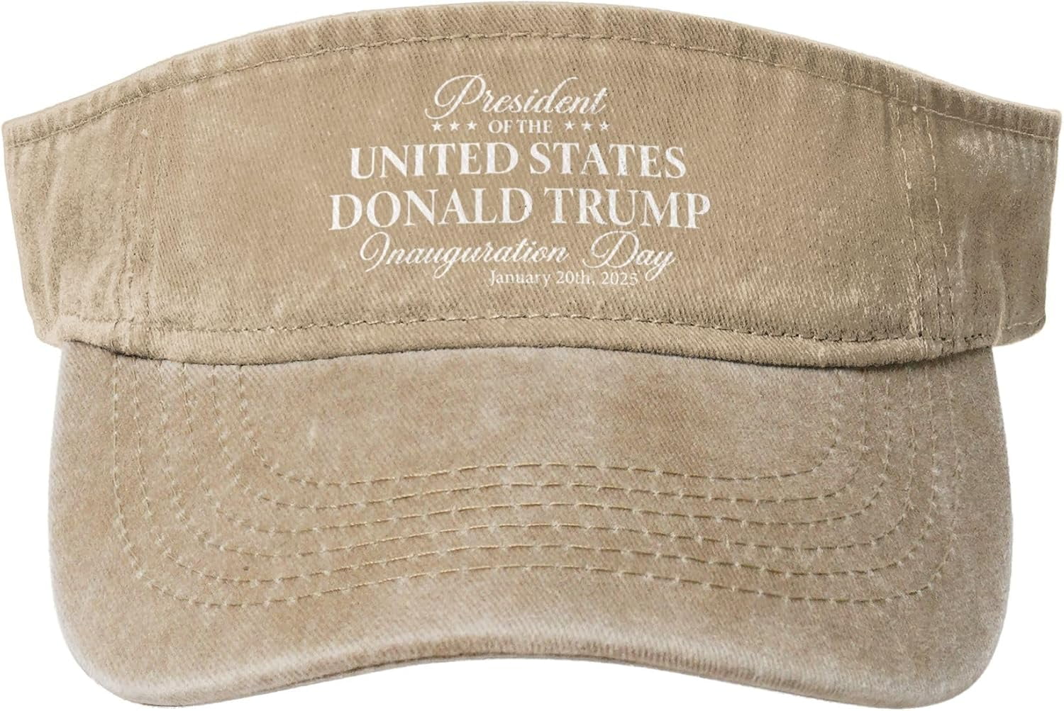 47Th President Trump Inauguration Day 2025 Sport Sun Visor Hats Empty ...