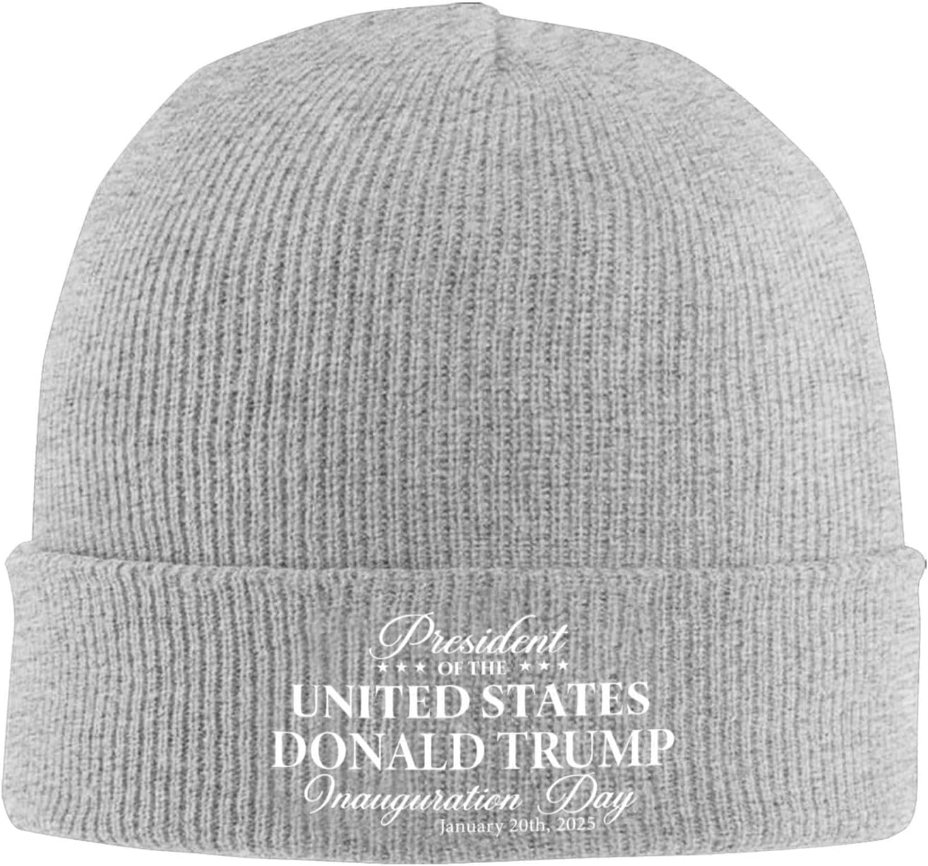 47Th President Trump Inauguration Day 2025 Winter Beanie Slouchy Skull ...