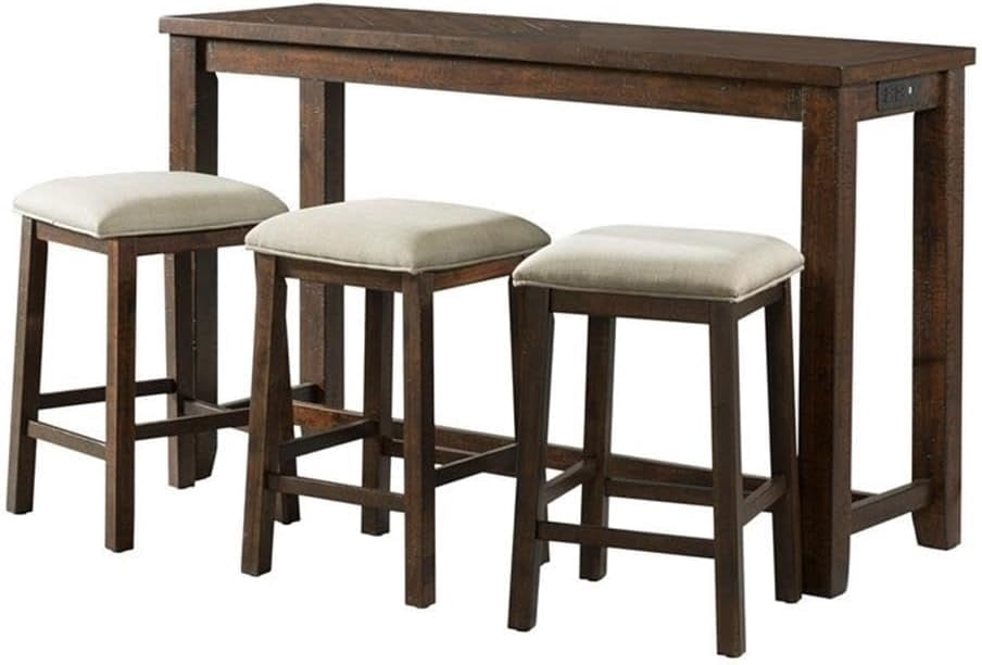 47inch Entryway Table, Farmhouse Console Table with Storage, Fluted ...