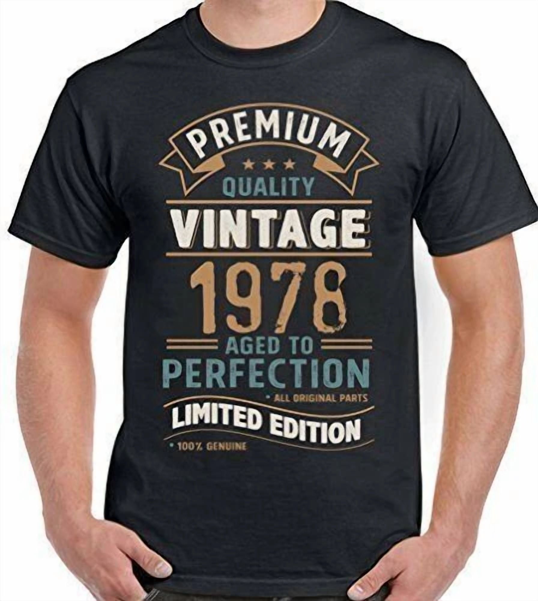 47th Birthday 1978 Vintage Legend 47 Years Old Graphic Cotton Unisex T ...