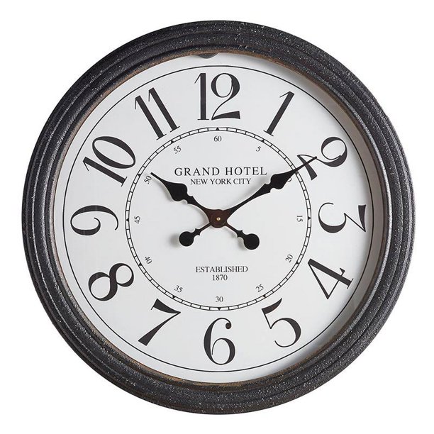 47th & Main CMR368 New York Grand Hotel Clock - Walmart Business Supplies