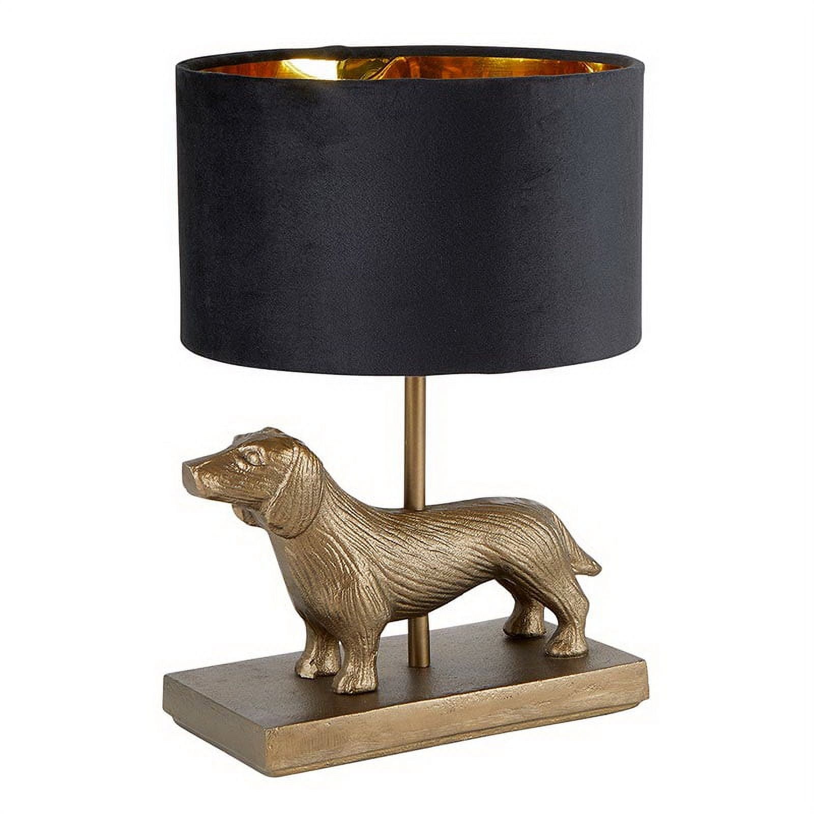 47th & Main CMR973 Velvet Iron Dog Lamp - Walmart.com