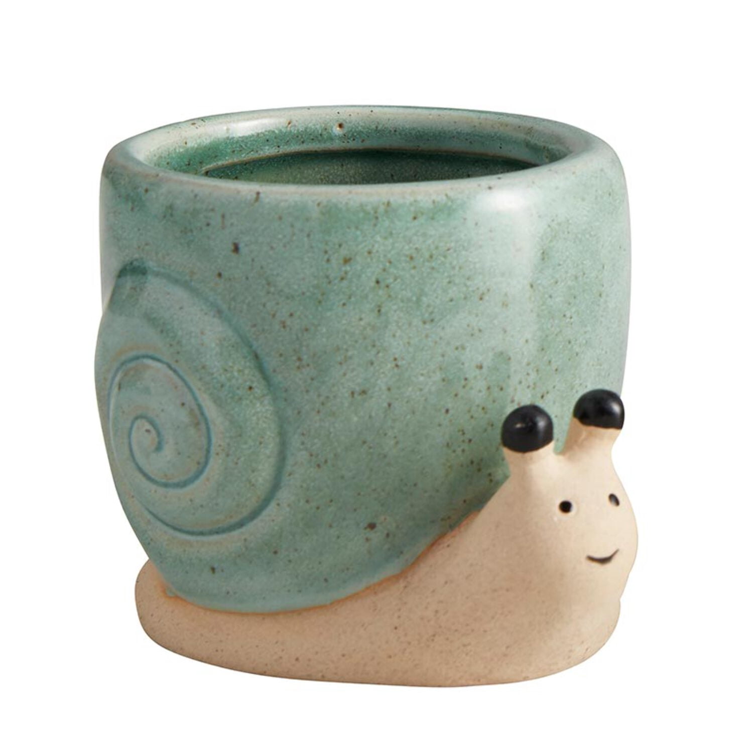 47th & Main Snail Planter Mini Ceramic Pot - Walmart.com