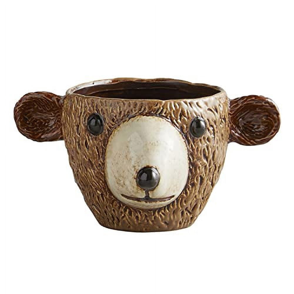47th & Main Unique Textured Shaped Ceramic Planter Flower Pot for ...