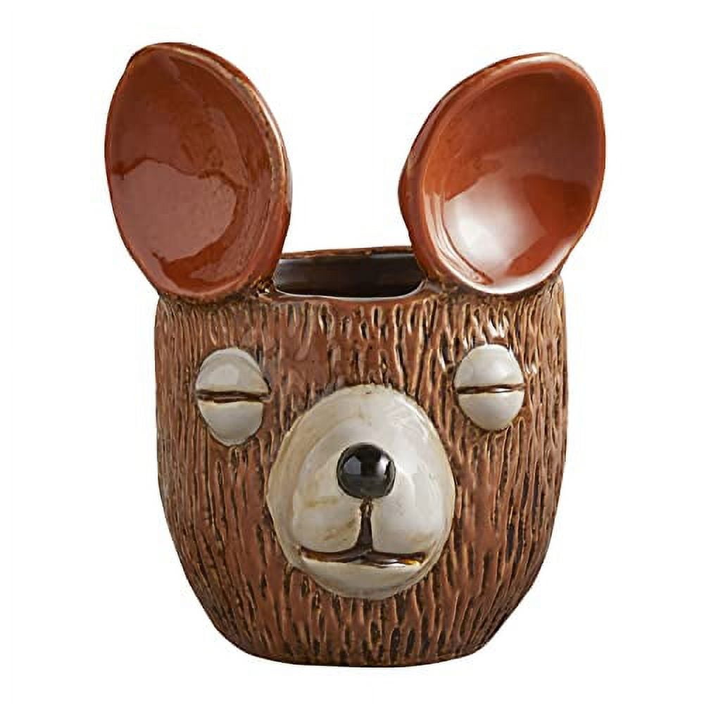 47th & Main Unique Textured Shaped Ceramic Planter Flower Pot for ...