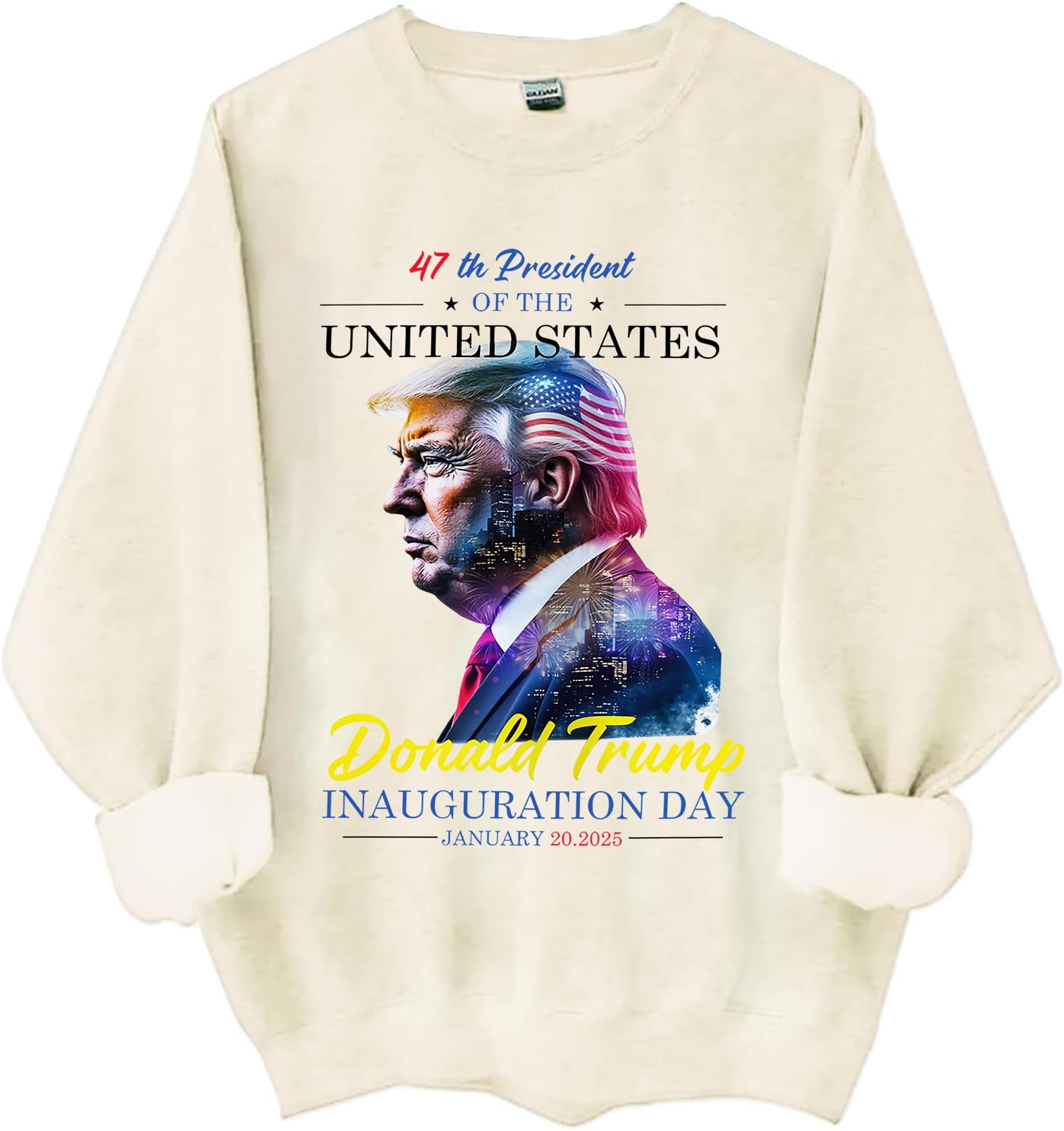 47th President of The USA Trump Inauguration Day 2025 Sweatshirt, 47th ...