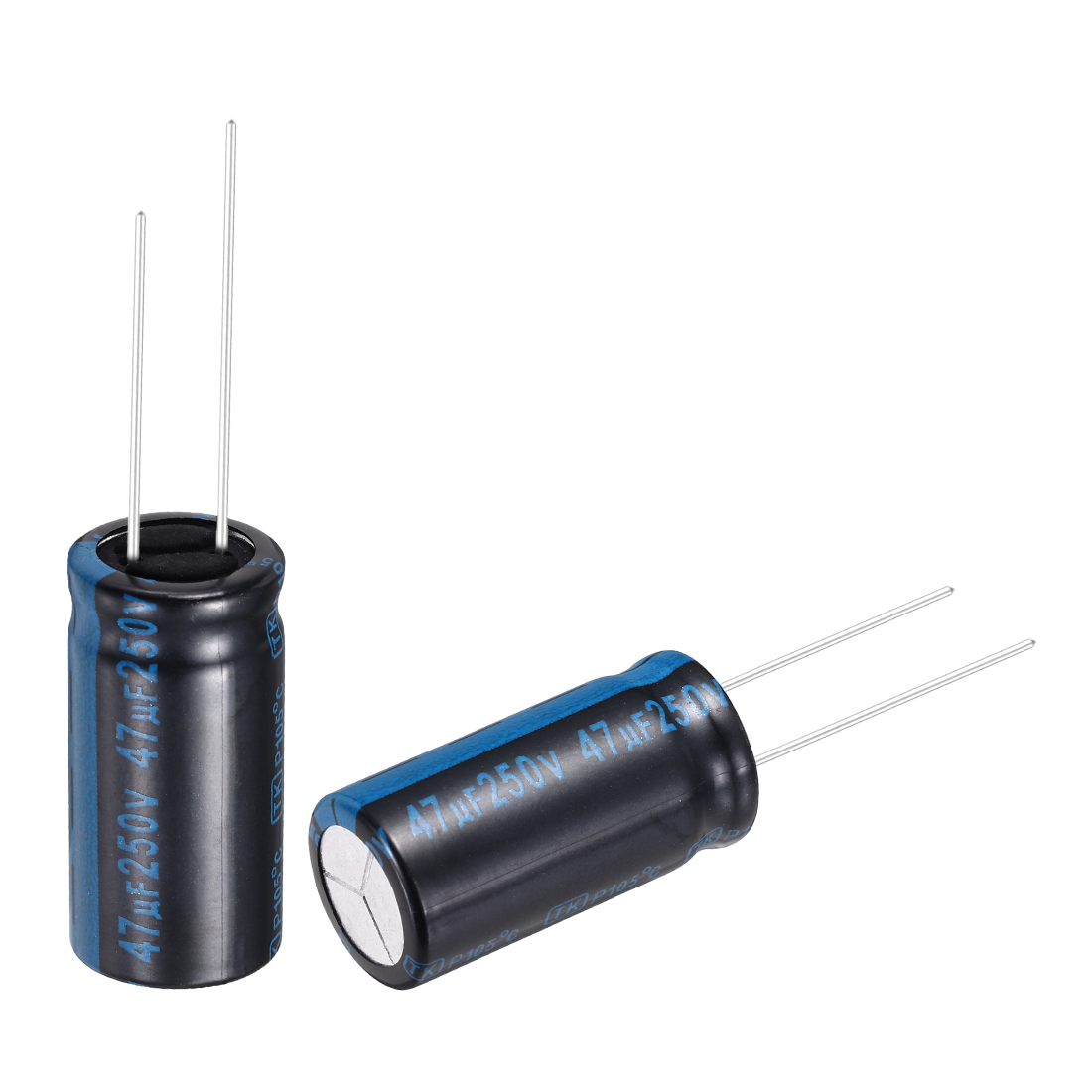 47uF 250V Capacitor, Aluminum Electrolytic Capacitors 105C High Temp ...