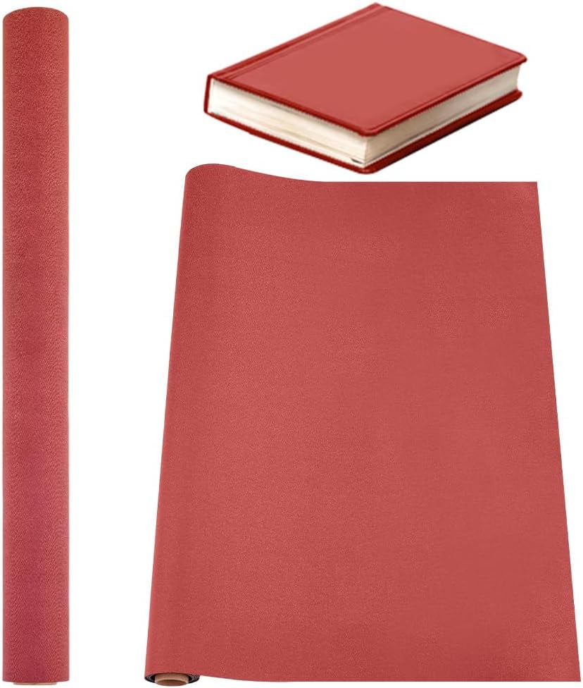 47x17 Inch Book Cloth Brick Red Glitter Bookbinding Cloth Fabric ...