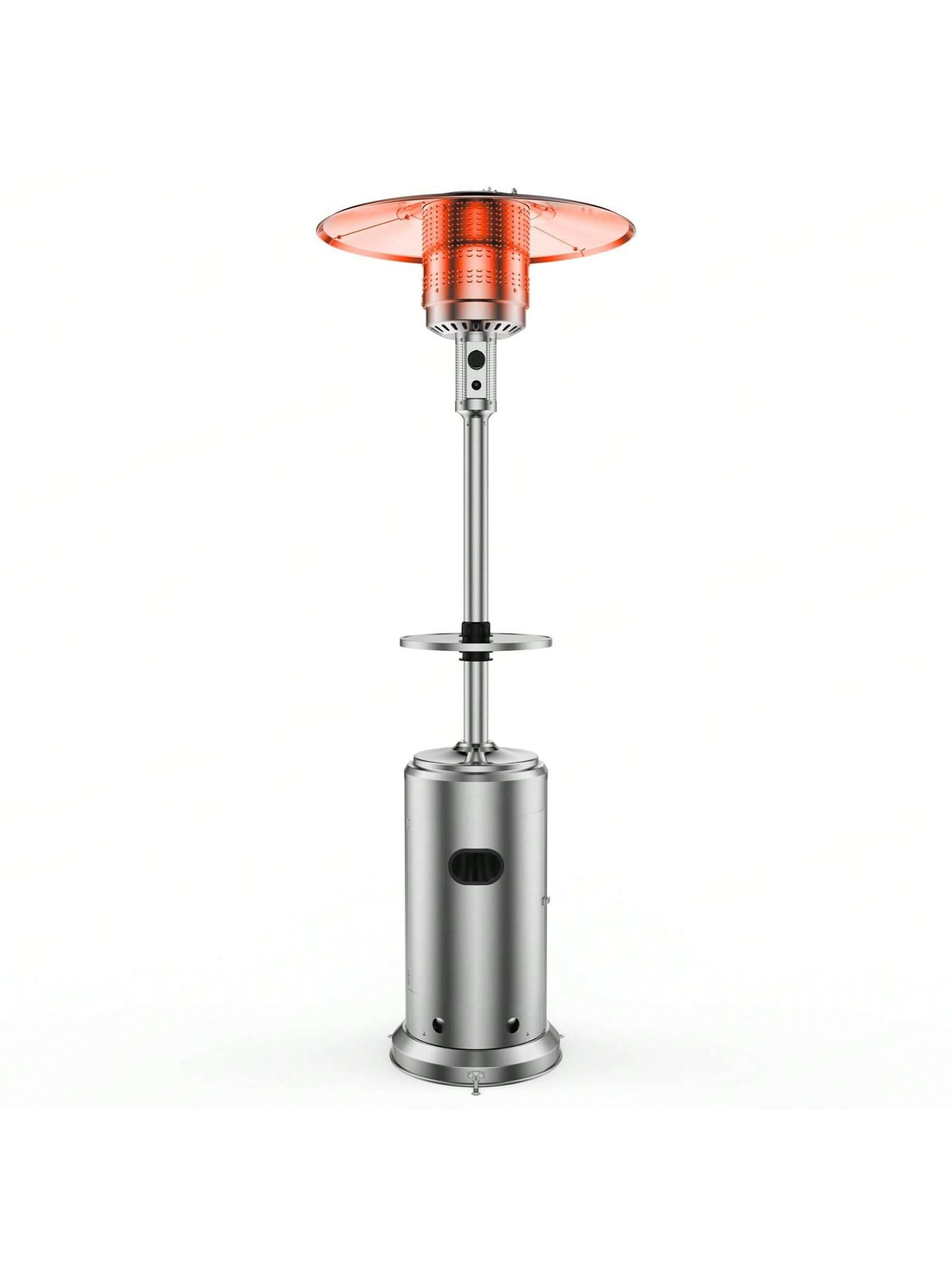 48,000 BTU Outdoor Patio Heater, Umbrella Propane Heater With Stainless ...