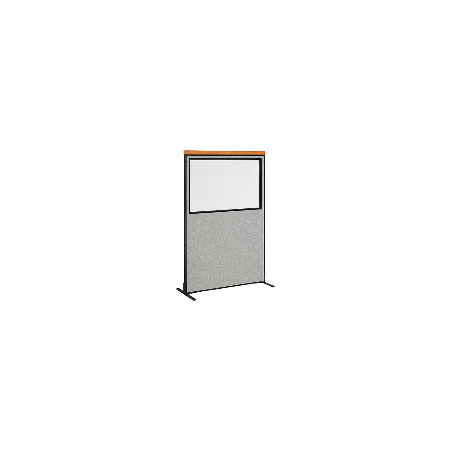 48-1/4"W x 97-1/2"H Deluxe Freestanding Office Partition Panel with ...
