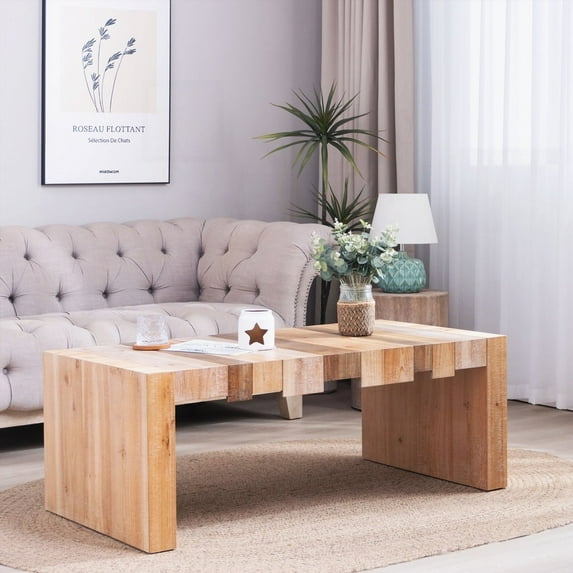 48.2" Rectangular Center Table for Living Room – Large Tabletop ...