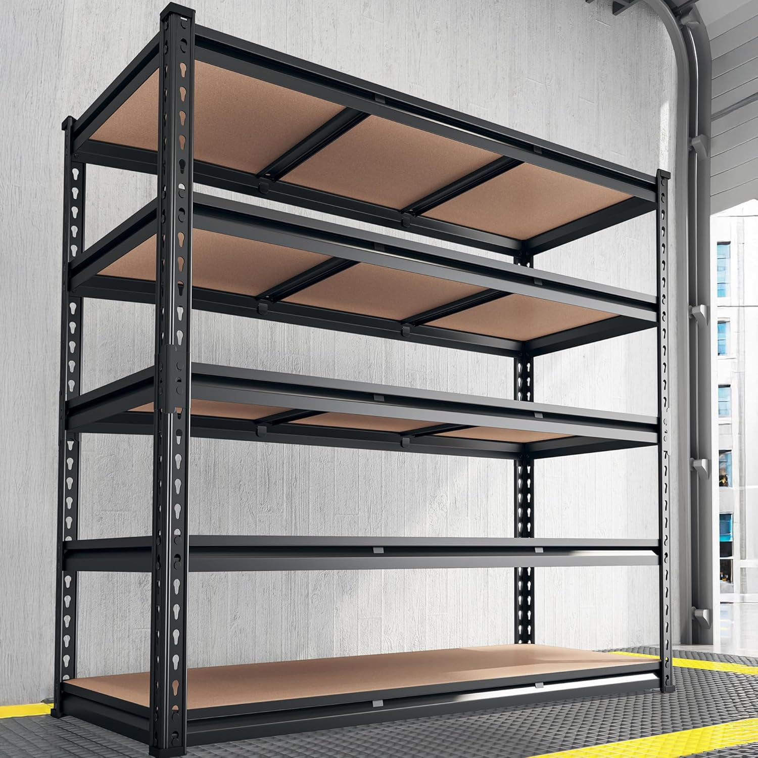 48.2" W Garage Shelving, Storage Shelves Load 3000LBS, Adjustable ...
