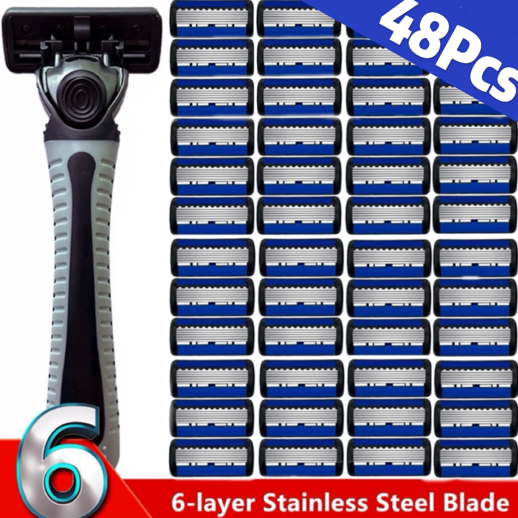 48/27/18/3PCS Manual Shaver Razor For Men Six Layer Blade With Blade ...