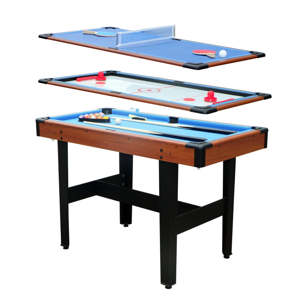 48″ 3-in-1 Multi Game Table - Combo Game Table Set - Billiards/Pool ...