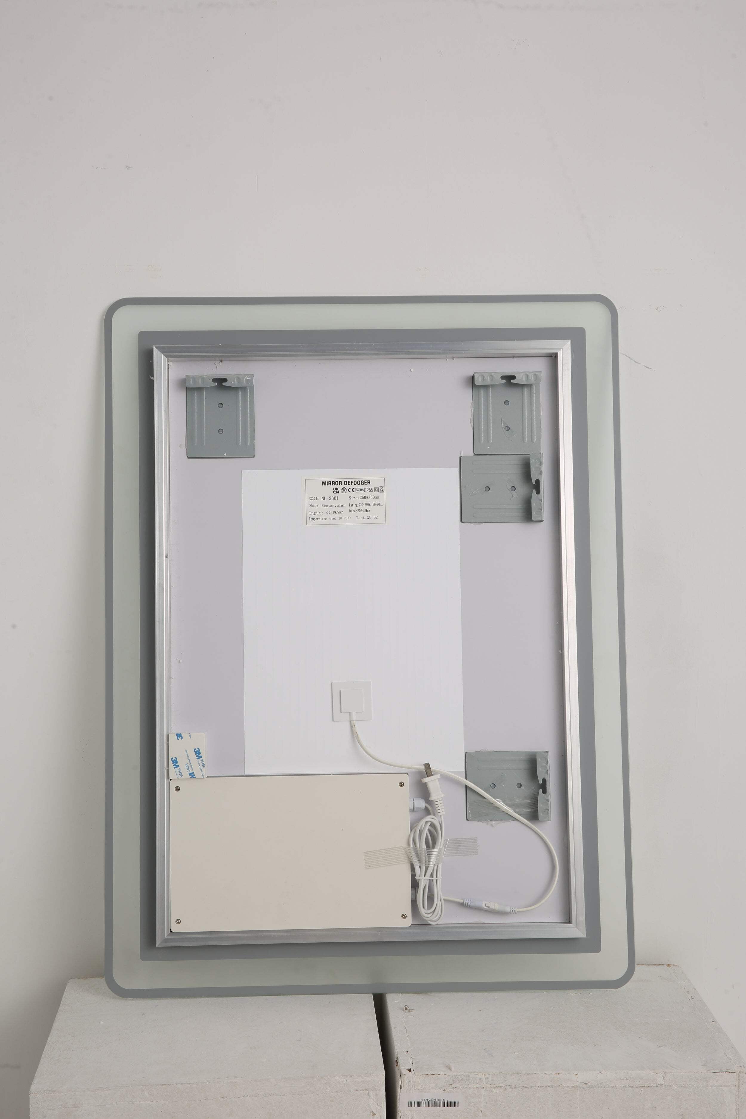 48*32 Inch Bathroom Mirror With Led Lightsanti Fog Lighted Vanity ...