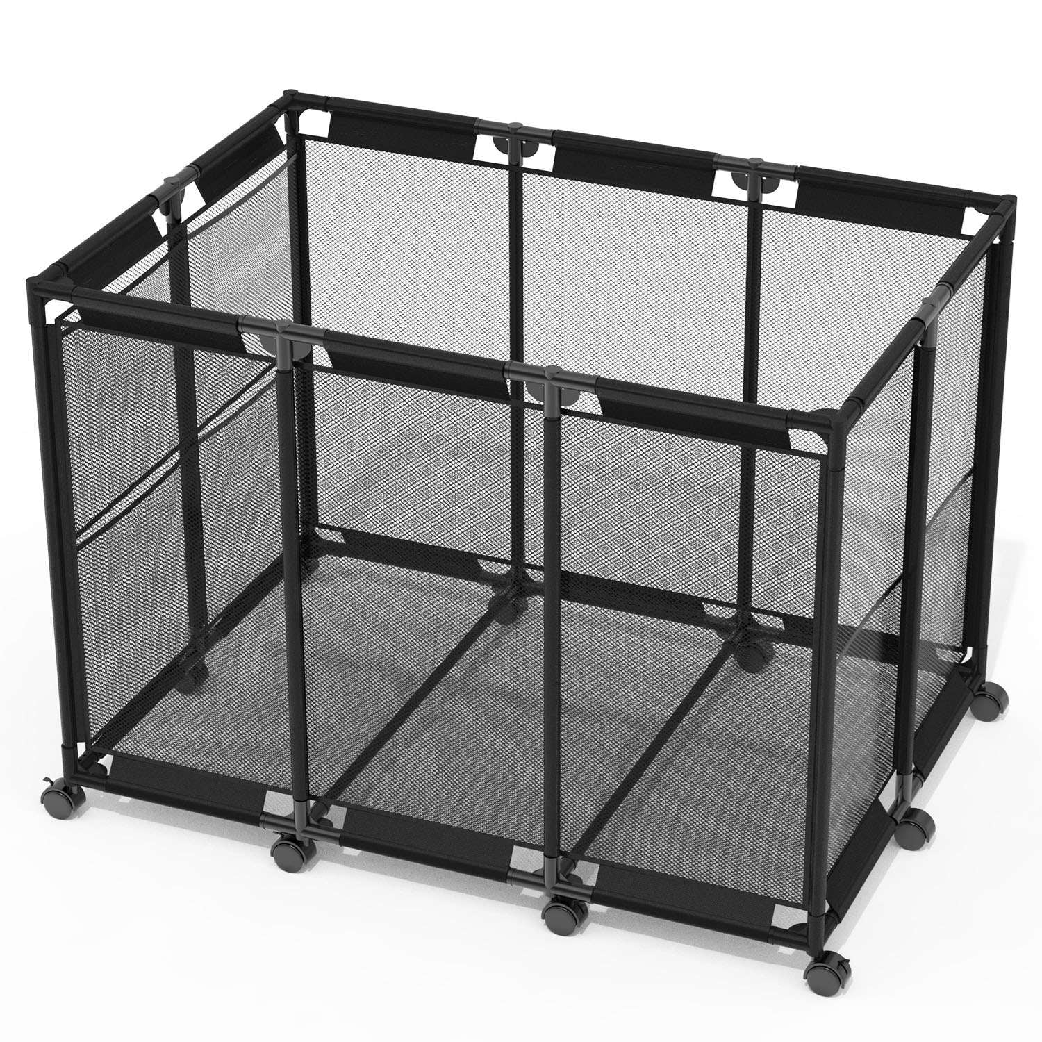 48.4" Pool Storage Bin, 210 Gallon for Holding Swimming Equipment, Mesh ...