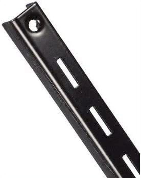 Knape & Vogt 80 Series Single Slotted Shelf Standard - 48 Inch, Black ...