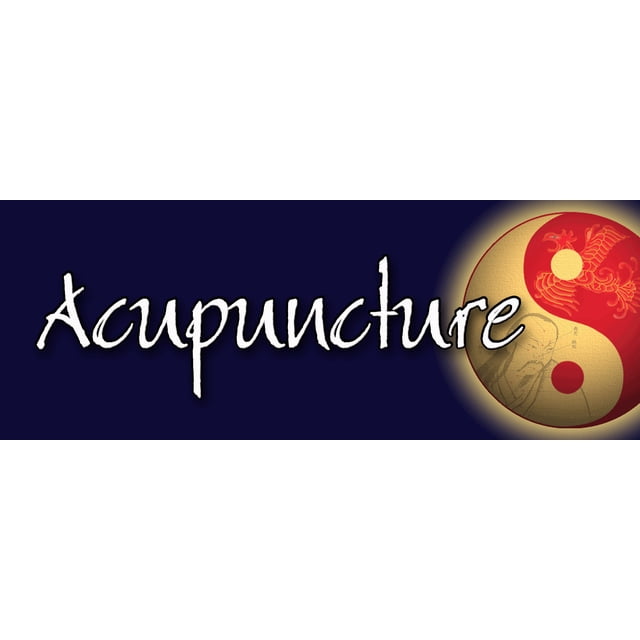 48" ACUPUNCTURE DECAL sticker acupuncturist needles pen - Walmart.com