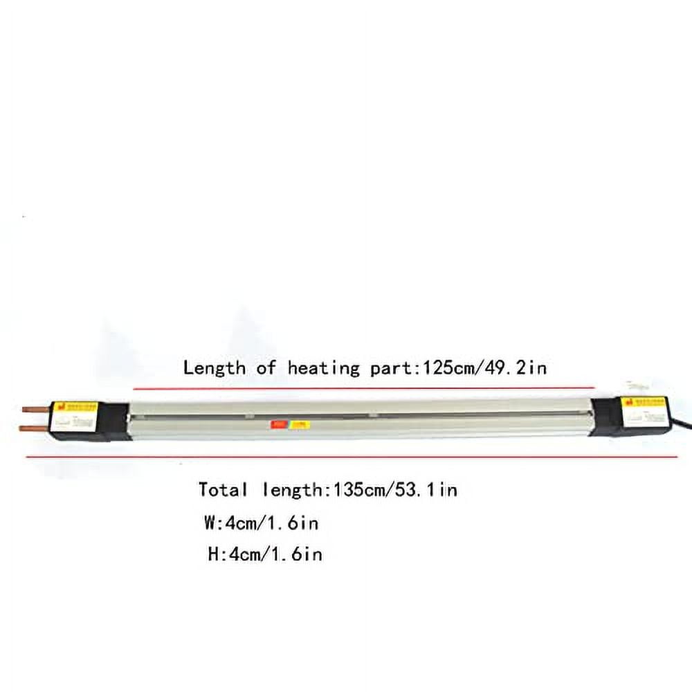 48" Acrylic PVC Bending Machine, 1500W 110V 1-6MM Thickness Plastic ...