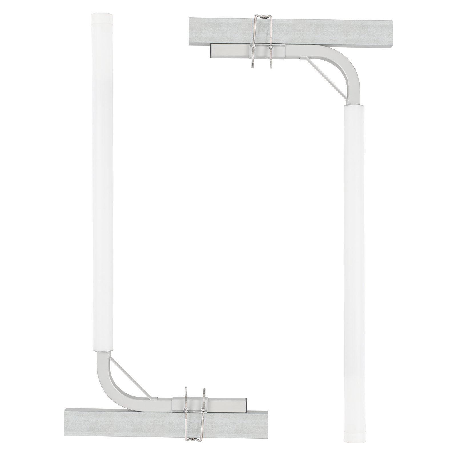 48'' Adjustable Marine Trailer Guide Poles, Pair of Steel PVC-Coated ...