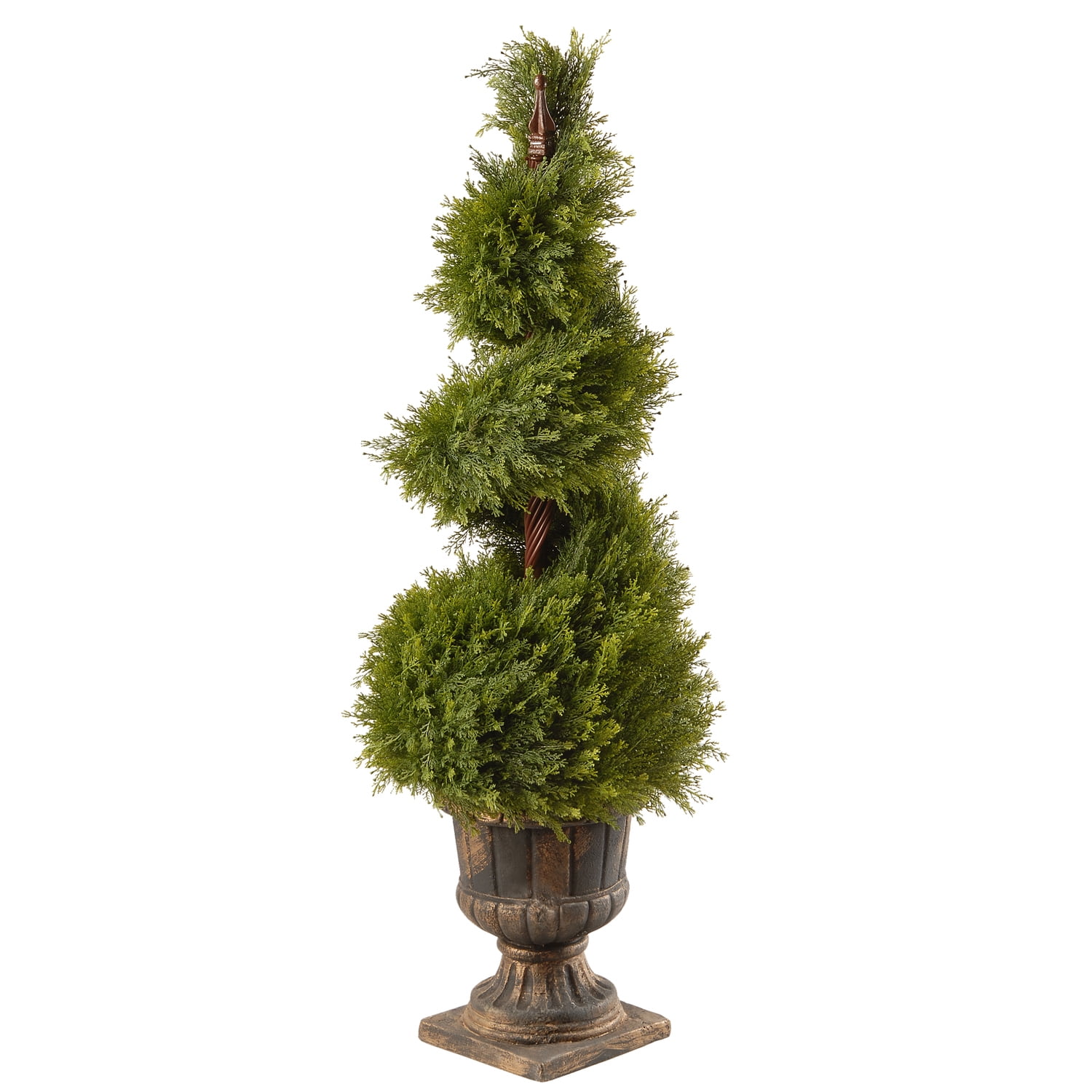 48" Artificial Juniper Spiral - Walmart.com