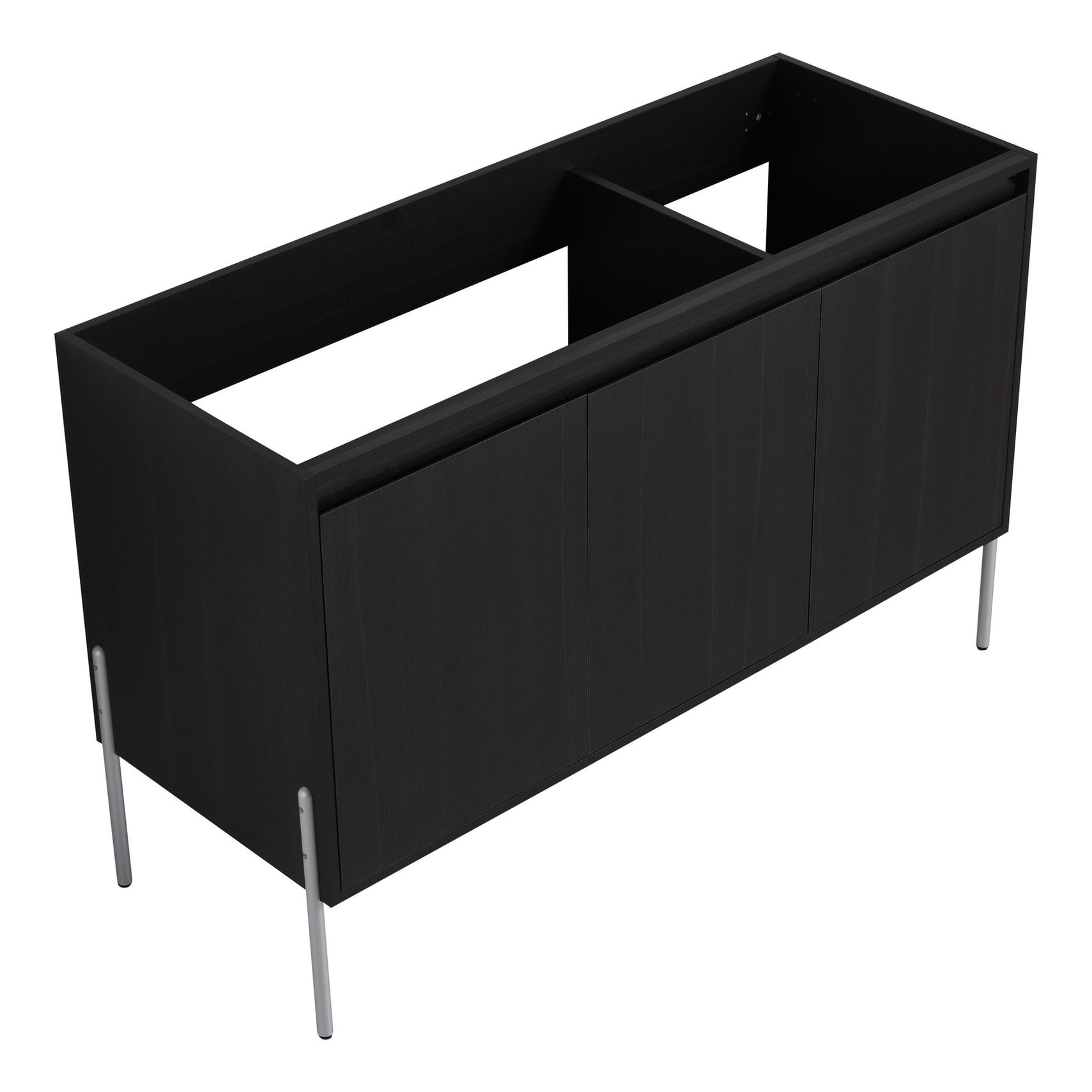48" Bathroom Cabinet with Reserved Holes / Make Assembly Easier ...