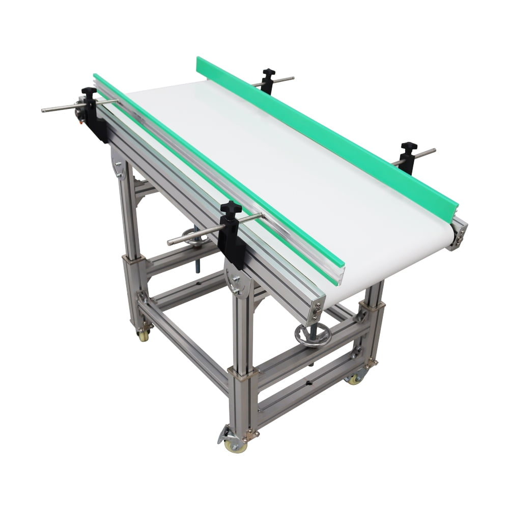 48" Belt Conveyor PU Inclined Wall Conveyor Belt Systems for Industrial ...