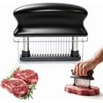 Spring-Loaded Meat Tenderizer, 48 Blades, Stainless Steel - Walmart.com