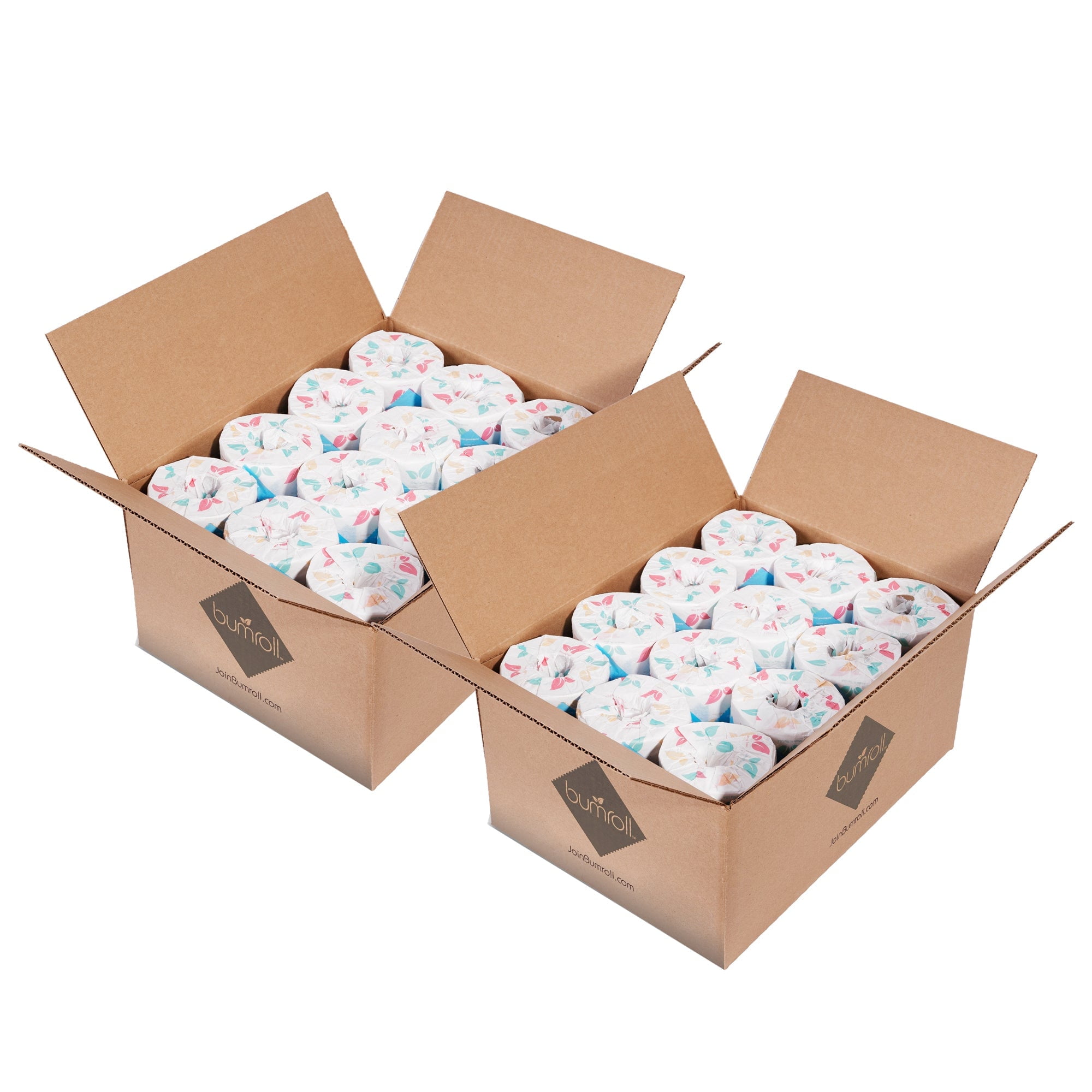 Bumrolls 48 Pack Premium Toilet Paper, 100% Recycled, Made in USA ...