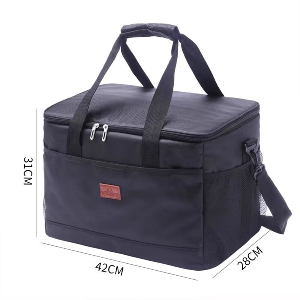 Yougu 33L Soft Sided Cooler Bag,48 Can Extra Large Insulated Bag, Black ...