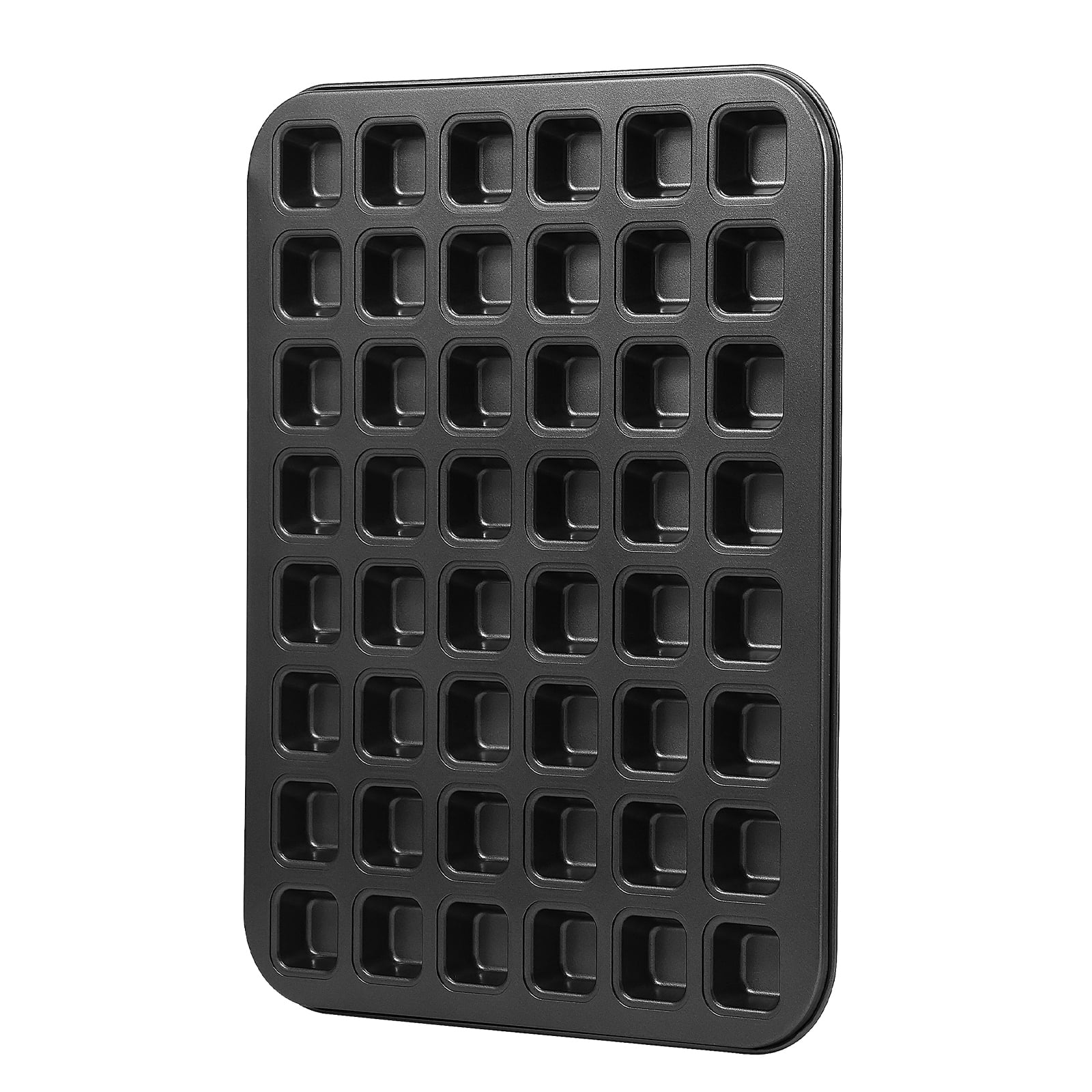 48 Cavity Carbon Steel Mini Muffin Pan Nonstick Easy to Clean Mini ...