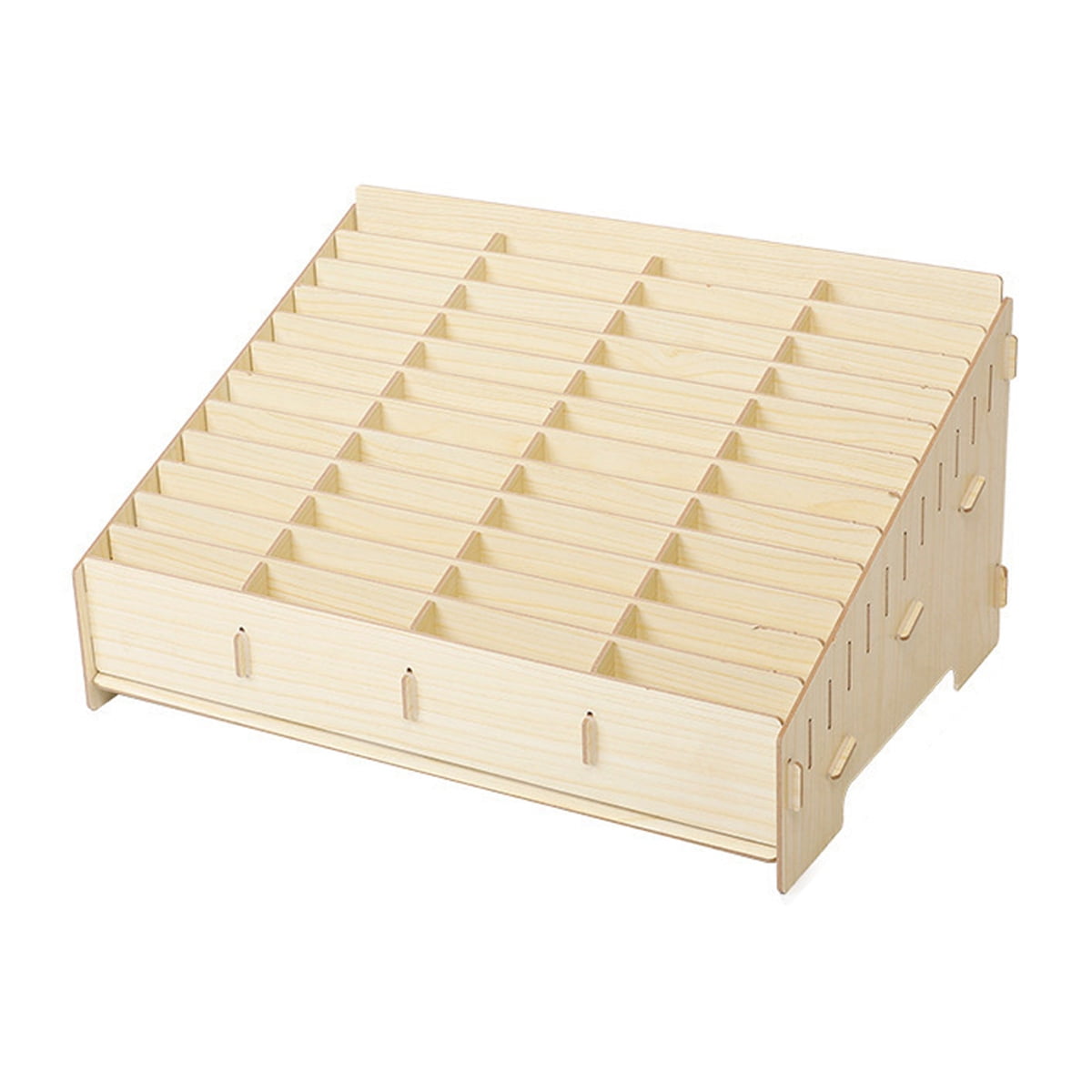 48 Cells Wooden Mobile Phone Management Storage Box Convenient Storing ...