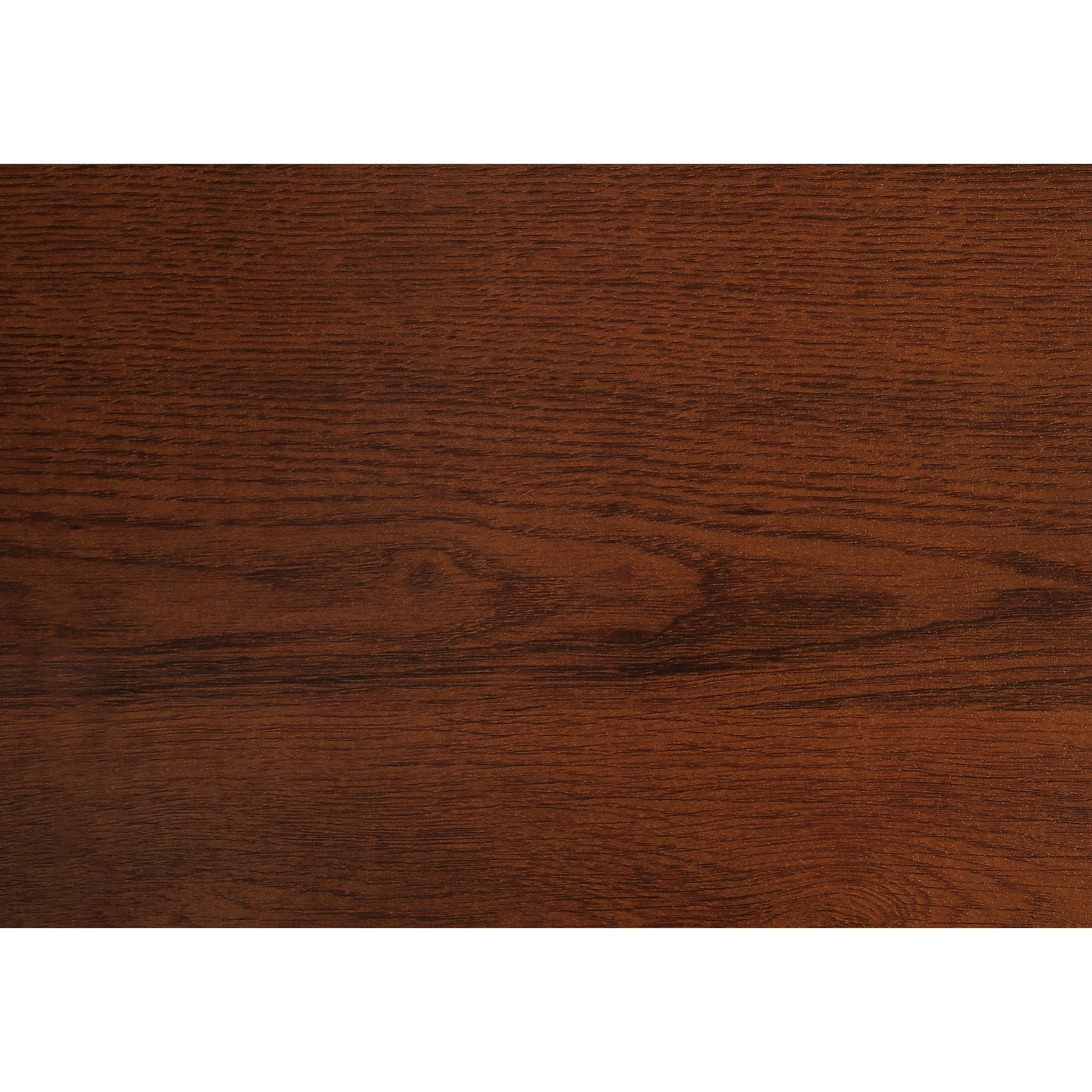 48" Computer Desk For Home Office, Brown Laminate Surface, Black Metal ...