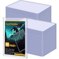 48 Count Card Sleeves Hard Plastic, 35PT Card Holder, 3" x 4" Baseball ...