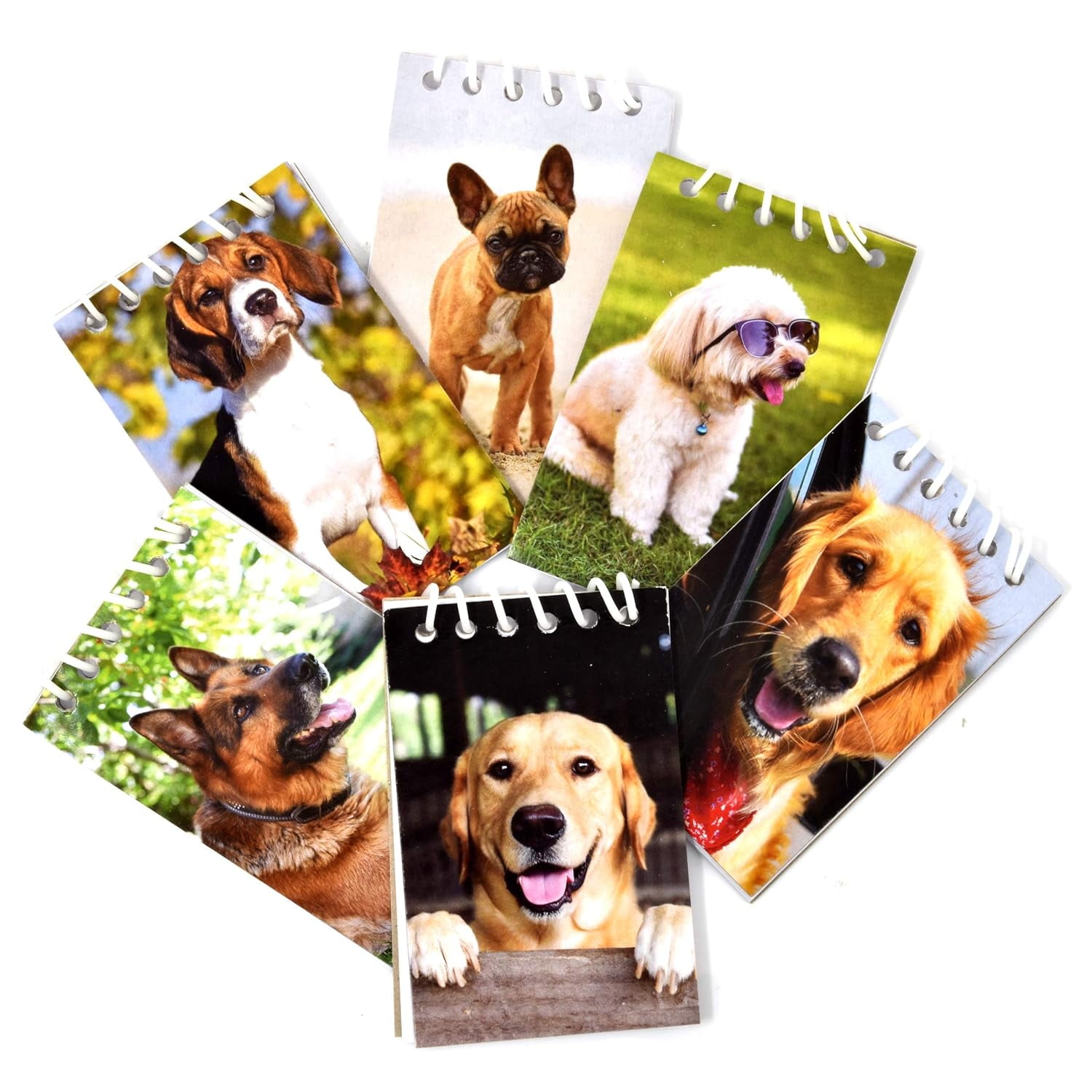 Gift Boutique 48 Pack Dog Mini Notepads, Puppy Party Favors, 20 Pages ...