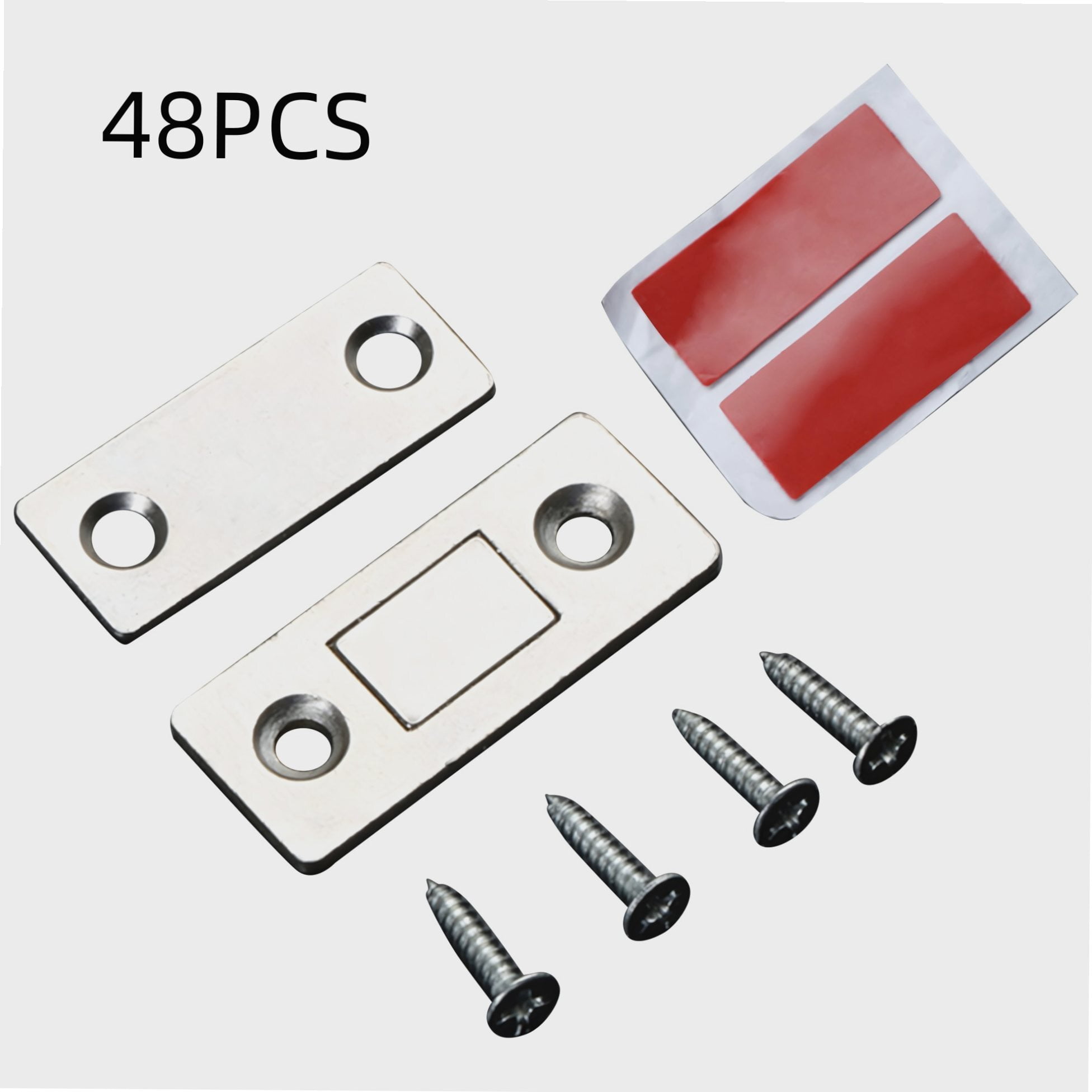 48 Counts Cabinet Magnetic Catch without Punching, Ultra-Thin Drawer ...