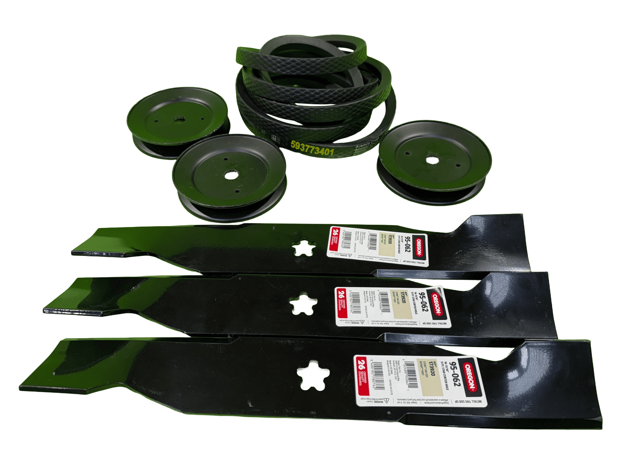 48" Deck Blades Pulleys Belt For Husqvarna YTA24V48 YTH2348 YTH24V48 ...