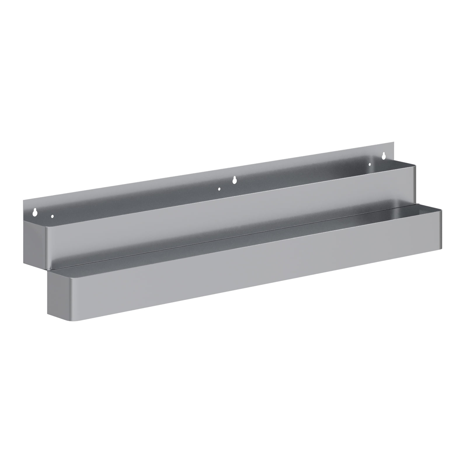 AmGood 48 in. Double Tier Stainless Steel Speed Rail Rack for ...