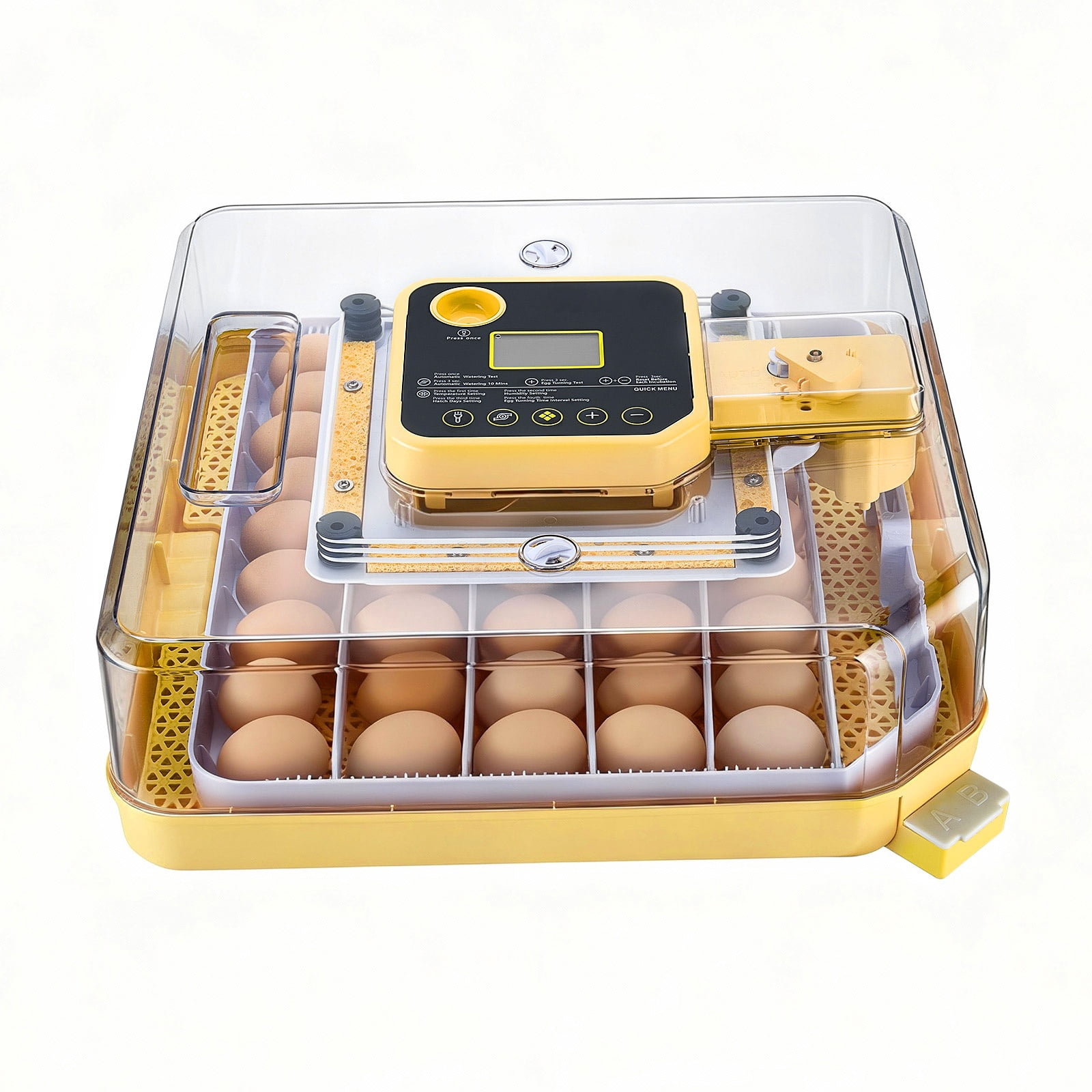 48 Egg Incubator, Automatic Egg Turner with LED Candler, Temperature ...